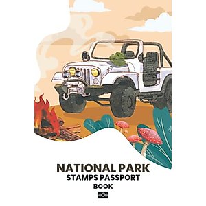 National Park Stamps Passport Book: Seniors passport book | Park visit record book | Backpacking outdoor adventure