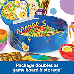 Learning Resources Noodle Knockout! Fine Motor Game,Fine Motor Skills Toys, 67 Pieces, Ages 4+