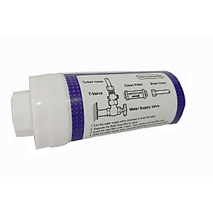 LivingStar Toilet Bidet Seat Water Filter (4 cartridges)