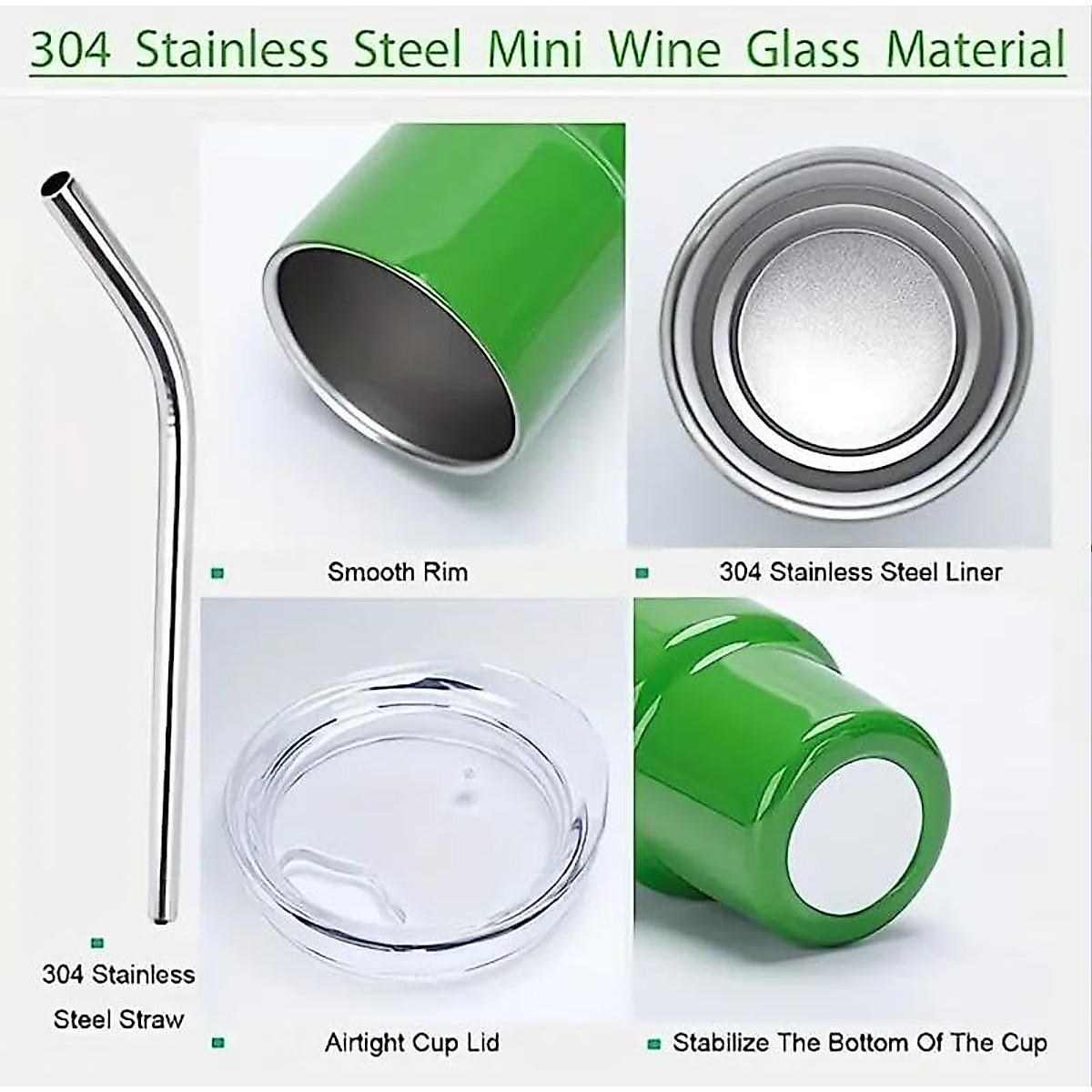 LIPSBOR 2 oz Mini Tumbler Shot Glass with Straw and Lid,Colorful Mini Tumbler Cups,Stainless Steel Cute Cups with Lids and Straws