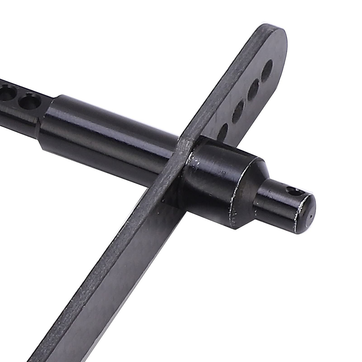 RC Car Body Post Mounts, Carbon Fiber + Aluminum Alloy RC Car Front and Rear Shell Column Kit Compatible for AXIAL SCX10 90046 90047