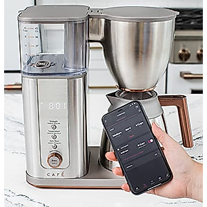 Café Specialty Drip Coffee Maker | 10-Cup Insulated Thermal Carafe | WiFi Enabled Voice-to-Brew Technology | Smart Home Kitchen Essentials | SCA Certified, Barista-Quality Brew | Stainless Steel