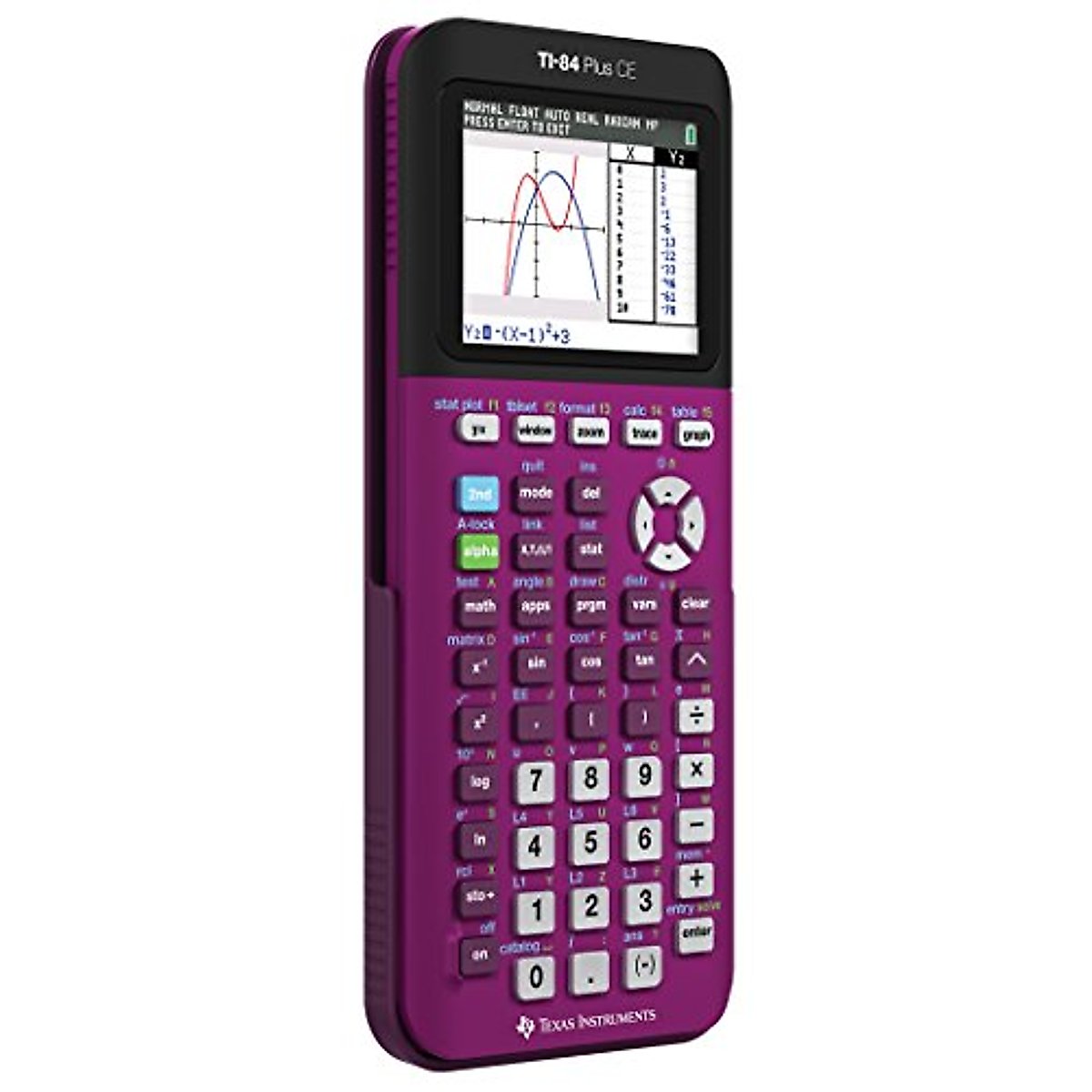 Texas Instruments TI-84 Plus CE Plum Graphing Calculator