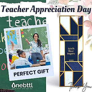 Onebttl Teacher Appreciation Gifts for Women Men, Teacher Appreciation Day Gift Stainless Steel Cup for Male Female from Parent, Students - Owl