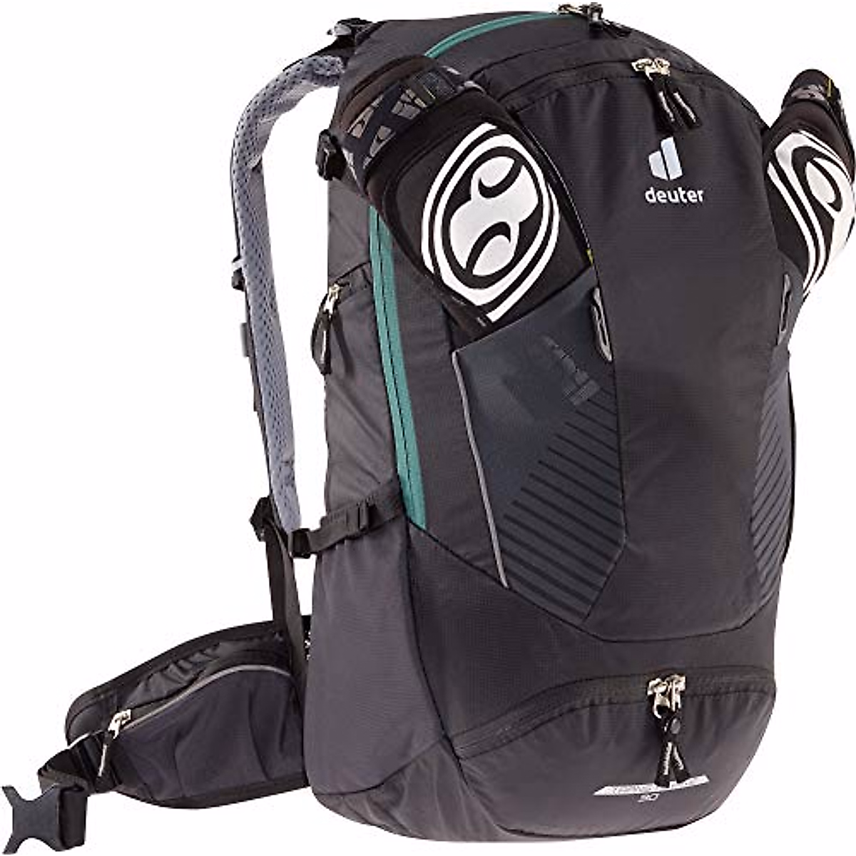 DEUTER Unisex – Adult's Trans Alpine 30 Bicycle Backpack, Black, 30 l
