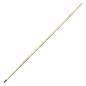 Threaded Broom Handle, 60" L, Wood (2 Pieces)