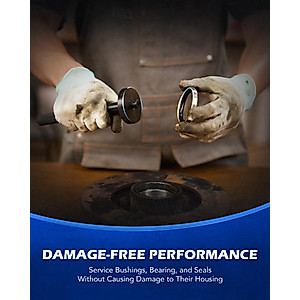 Orion Motor Tech 52-in-1 Custom Bushing Driver Tool Set and Transmission Wheel Axle Bearing Race Seal Installer Remover, Bush Removal Puller Bearing Press Tool Kit