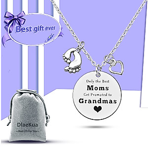 Promoted To Grandma Gifts Grandmother Necklace Pregnancy Announcements Gifts from Daughter New Grandmother Gift Necklace for Her First Time Grandma Gifts Appreciation Gift for Mom Christmas Gift
