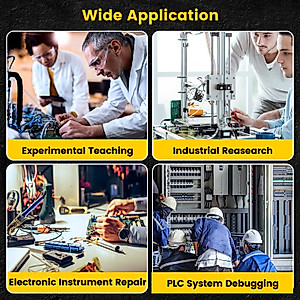Upgraded SG-004A Signal Generator, Seesii 4-20mA 0-24V Adjustable Analog Current Voltage Generator Simulator with Real-time Curve,Historical Record, Resistance Pressure Generator Calibrator