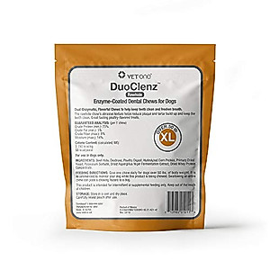 VetOne: DuoClenz Rawhide Dental Hygenic Chews for Extra Large-sized Dogs, 30-Count Bag