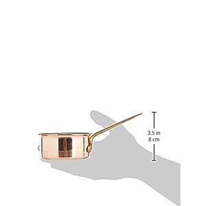 Matfer Bourgeat Mini Copper Sauce Pan, 9 oz