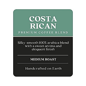 Copper Moon Whole Bean Coffee, Medium Roast, Costa Rican Blend, 5 Lb.