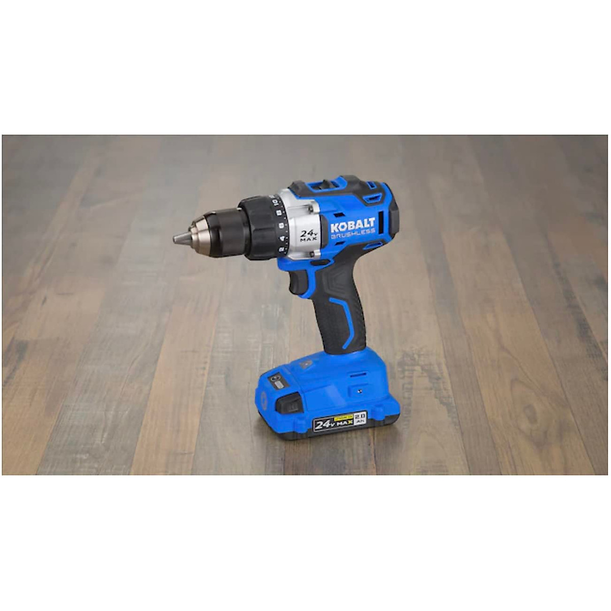 Kobalt 24-Volt Max Lithium Ion (Li-ion) 1/2-in Cordless Brushless Drill with Battery and Soft Case