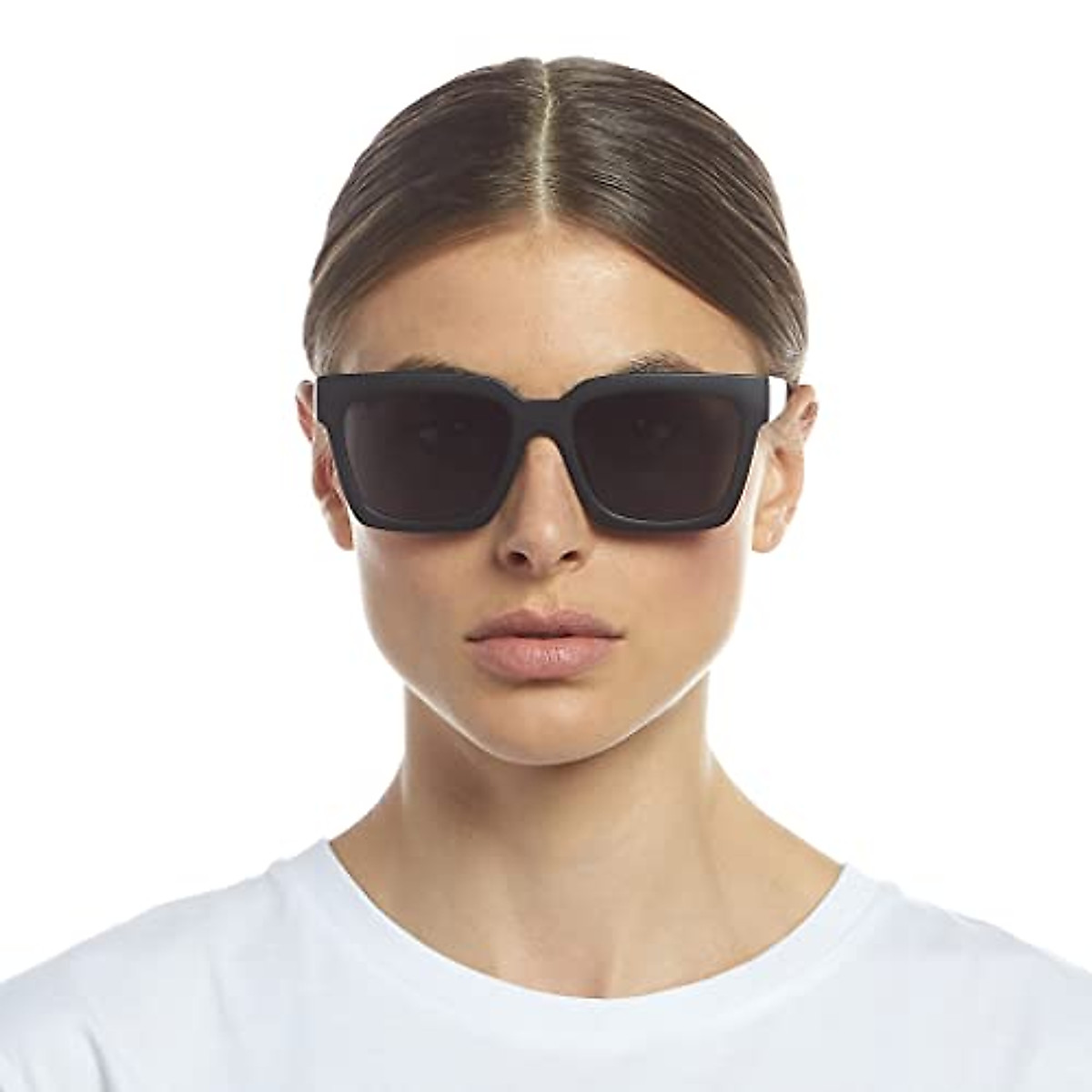 Le Specs Women's Weekend Riot Sunglasses, Matte Black, One Size