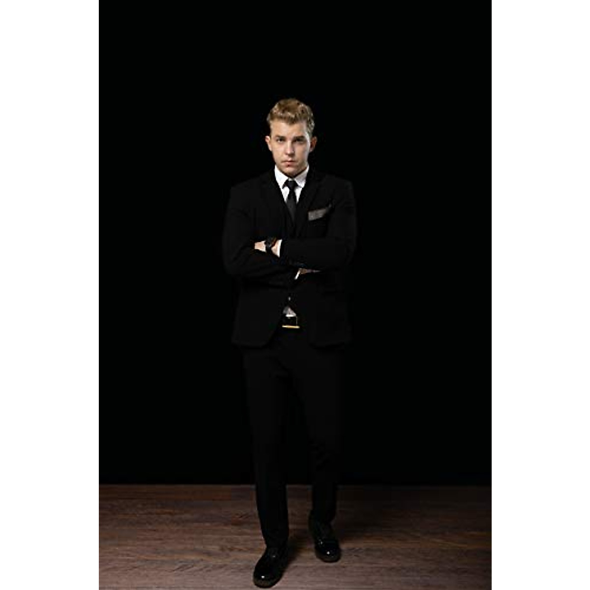 Kate 5ft×7ft Solid Black Backdrop Portrait Background for Photography Studio