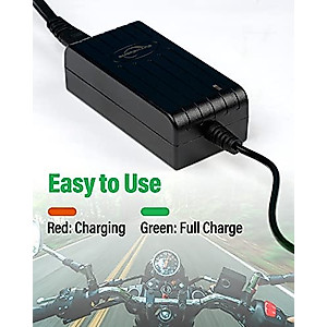 ENERSHARE 12V 2A Lithium Battery Charger, Smart 14.6V Chargers for 12.8V Lithium Iron Phosphate Rechargeable Batteries