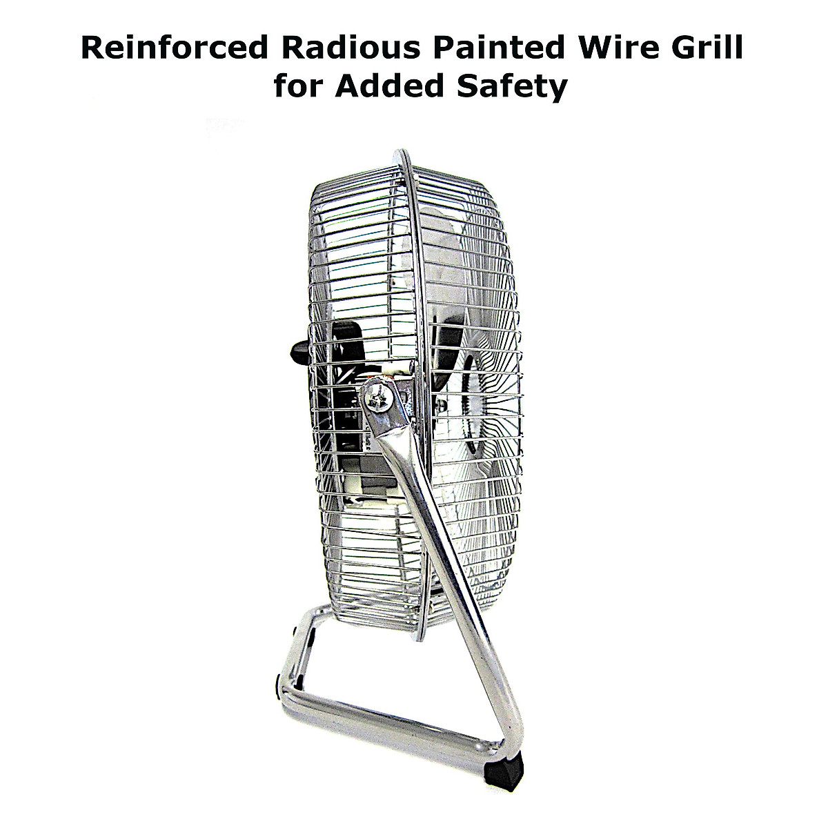 Optimus F-4092 9-Inch Industrial-Grade High-Velocity 2-Speed Fan, 1-Pack, Silver Coated