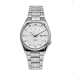 Seiko 5 SNK559J1 Stainless Steel Automatic Analog Mens Watch 100M WR SNK559 New