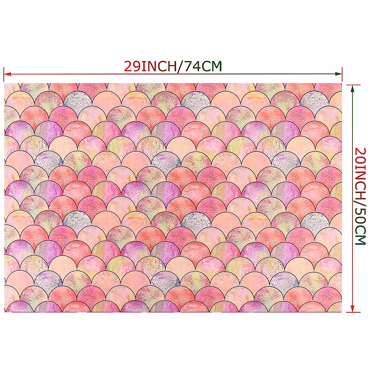 U'COVER Mermaid Birthday Gift Wrapping Paper for Girls Baby Shower Kids Women Pink wrapping Paper for Bridal Shower Mermaid Party Favors Wedding Anniversary Graduation Gift Wrap 10 Folded Sheet