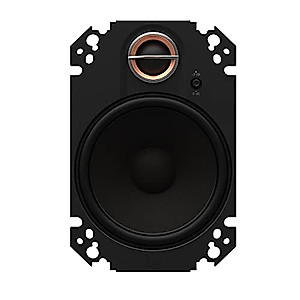 Infinity Kappa 4” x 6” Two-Way car Audio Plate Multi-Element Speaker/No Grill, Black, INFSPKKA463XFAM