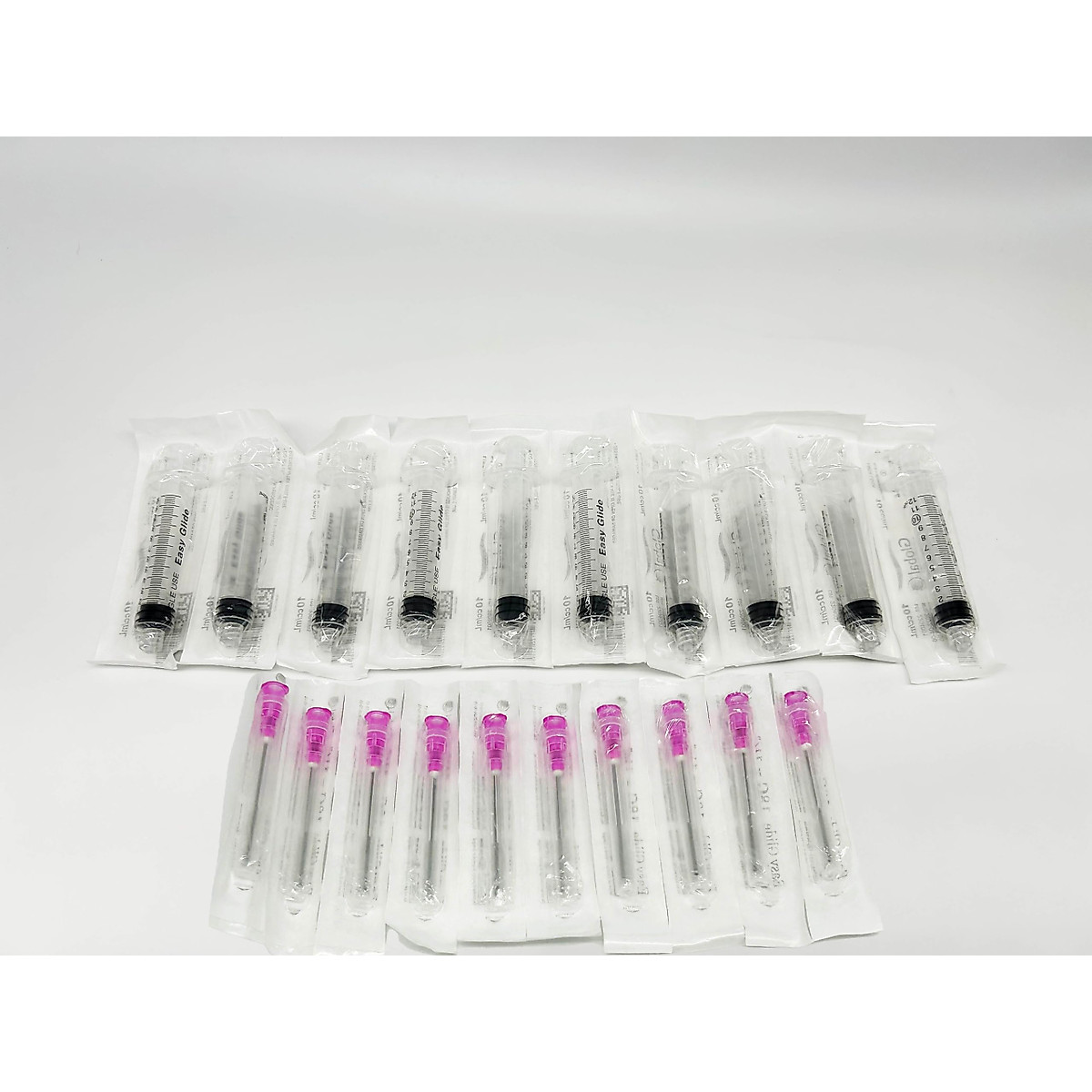3ml Sterile Syringe 18g x 1 1/2" Blunt Tip Needles - Pack of 10 - Ideal for Accurate Dispensing, Crafting, DIY Projects, and Liquid Handling