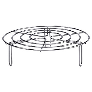 Round Cooling Cooking Racks, Stainless Steel Steamer Rack Kitchen Cooking Tool,Baking Rack for Round Cake Pans,for Canning Air Fryer P ressure Cooker(size:19.5cm)