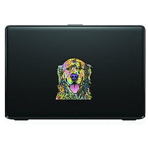 Enjoy It Dean Russo Golden Retriever Car Stickers, Outdoor Rated Vinyl Sticker Decals for Windows, Bumpers, Laptops or Crafts - 2 Pieces