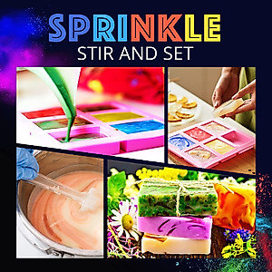 Craft Resin Mica Powder 26 Solid Colors, 4 Neon Glow for Epoxy Resin - 100% Natural, Cosmetic-Grade Resin Color Pigment Powder for Epoxy Resin DIY Crafts, Cosmetics, Soap - Cruelty-Free & Non-Toxic