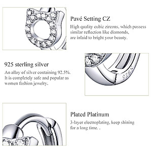 Cute Cat Cubic Zirconia Cartilage Small Hoop Earrings for Women Teen Girls 925 Sterling Silver CZ Tiny Hollow Kitty Pet Hinged Huggie Sleeper Hoops Hypoallergenic for Sensitive Ear Dainty Jewelry