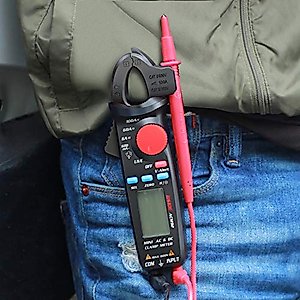 ACM92 Mini Clamp Meter AC DC Current 100 Amp Auto Range Digital Multimeter Frequency Tester Non-Contact Voltage Detection