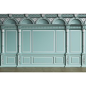 Baocicco 15x10ft Ancient Palace Backdrops for Party Celandine Green Wall Background Royal Palace Pillars Columns Photography Backdrop Wedding Birthday Baby Shower Decorations Kids Graduate Photo