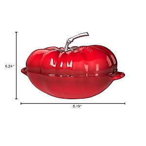 Staub 3-quart Cast Iron Tomato Cocotte