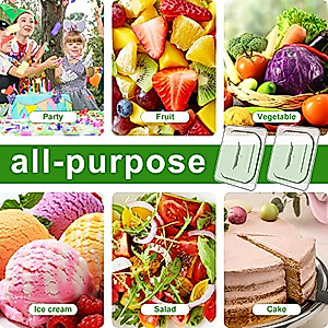 8 Pcs Polycarbonate Hotel Pan Lids with Handle 1/6 Size Food Pan Lid Clear Plastic Steam Table Pan Lid 6.9”x 6.3”Commercial Food Storage Containers Covers for Restaurant Hotel