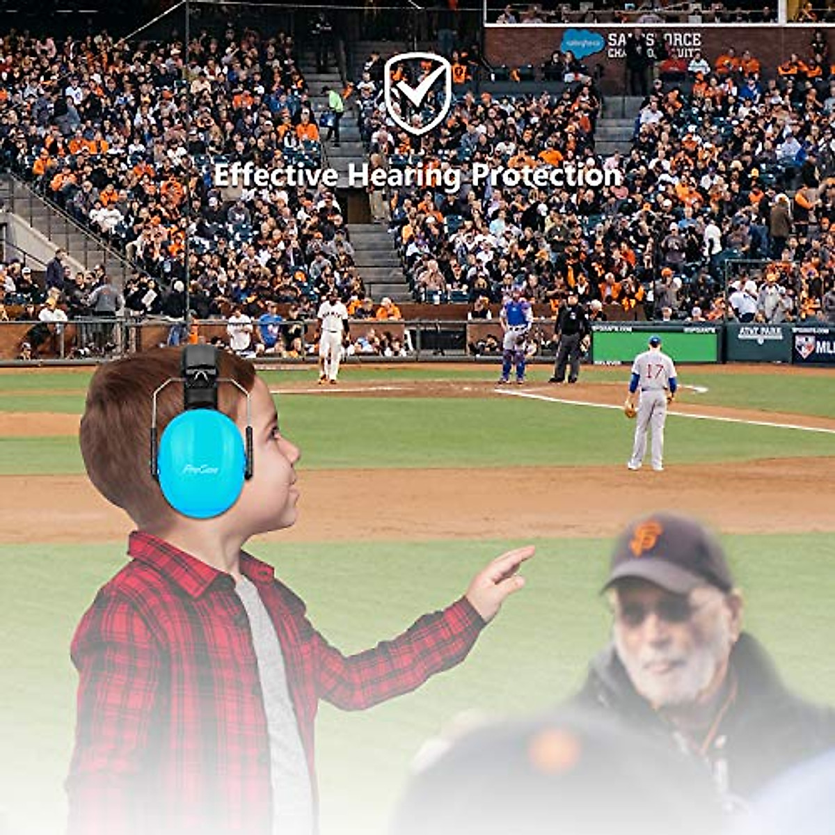 ProCase Kids Safety Ear Muffs Bundle with Baby Ear Protection Headphone