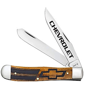 Case xx Antique Bone Trapper Stainless Chevy Pocket Knife Knives for Chevrolet