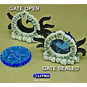 LITKO Cthulhu Mini Gate Markers | Arkham Horror | Eldritch Horror (3)