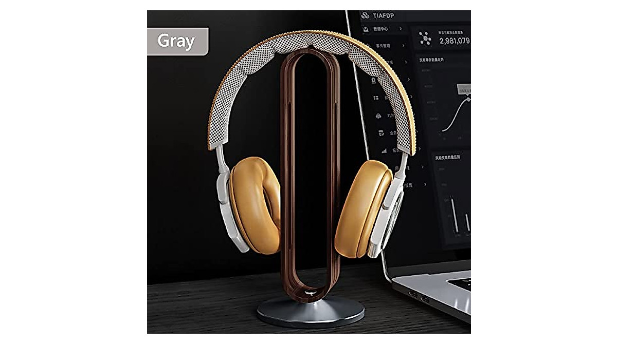 Premium ANIIC Bamboo Headset Stand for Gamers