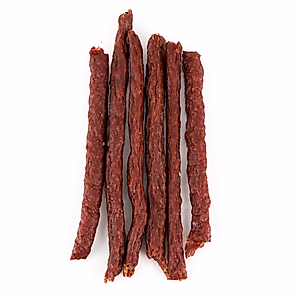 Flourish Pets Jerky Sticks, Dog Treats, Healthy Training Chews (Bison, Large)