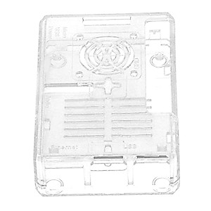 Transparent Case for Raspberry Pi ABS Cover Protective Clear Enclosure Case for Raspberry Pi 3 Plexiglas Klar Transparent durchsichtig, belüftet