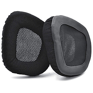 Void RGB Ear pads defean Replacement Ear Cushion Cover Compatible with Corsair Void RGB Elite USB Premium Gaming Headset，High-Density Noise Cancelling Foam (Black Fabric)