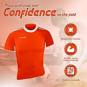 Vizari Velez Jersey, Orange, Adult Large