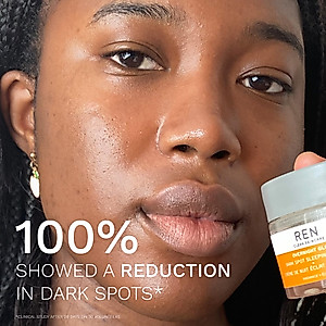 REN Clean Skincare Radiance Overnight Glow Dark Spot Sleeping Cream - Hydrating Facial Moisturizer, Clinically Proven to Reduce the Appearance of Dark Spots, Awake to Dewy & Glowing Skin