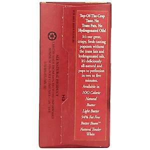 Newman's Own Light Butter Popcorn, 3.5 Oz, 3 Ct