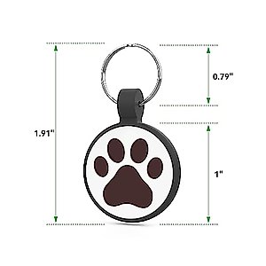 WhoseID QR Code Cat Tag, Modifiable Pet Online Profile Display Page, Multiple Emergency Contact, Silent Silicone Cat Tag, Collar Accessories, Personalized Cat Tag (Small Breeds - 1", Black & Black)
