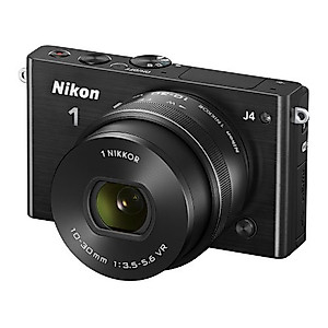 Nikon 1 J4 Digital Camera with 1 NIKKOR 10-30mm f/3.5-5.6 PD Zoom Lens (Black) (Discontinued by Manufacturer)