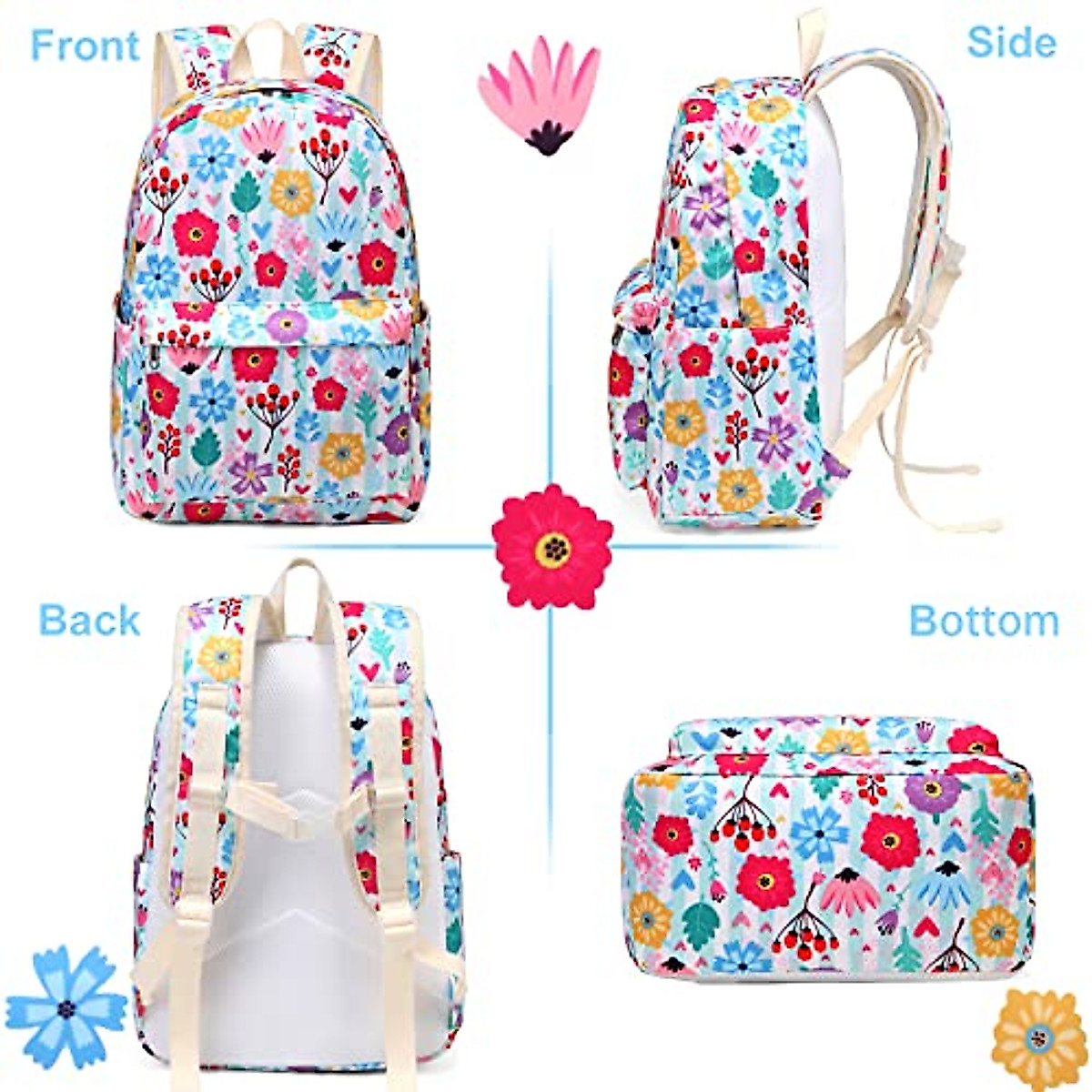 CAMTOP Preschool Backpack for Kids Girls Small Backpack Purse Kindergarten School Bookbags for Toddler Travel