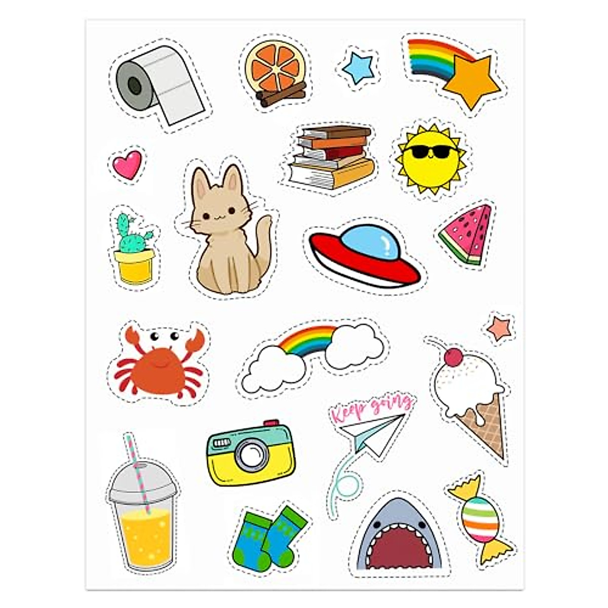 Anylabel 8.5" x 11" Full Sheet Label Sticker for Laser & Inkjet Printer - 1 Per Page Shipping Labels for Packages Permanent Adhesive Easy Peel, Full Page Shipping Labels (100 Sheets, 100 Labels)