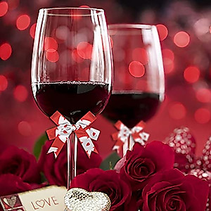 Estivaux 12 Rolls Happy Valentine's Day Ribbons 3/8" Wide Red Grosgrain Ribbon Pink Heart Ribbon Valentines Cupid Craft Ribbons for Gift Wrapping Valentines Wedding Anniversary Party Decor, 12 Yards