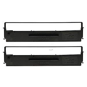 Epson C13S015633 Ink Ribbon Cartridge for LQ-350/300 / + / + II 2.5 Million Characters Nylon Black