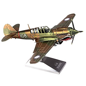 Metal Earth The Curtiss P-40 Warhawk Aircraft 3D Metal Model Kit Fascinations
